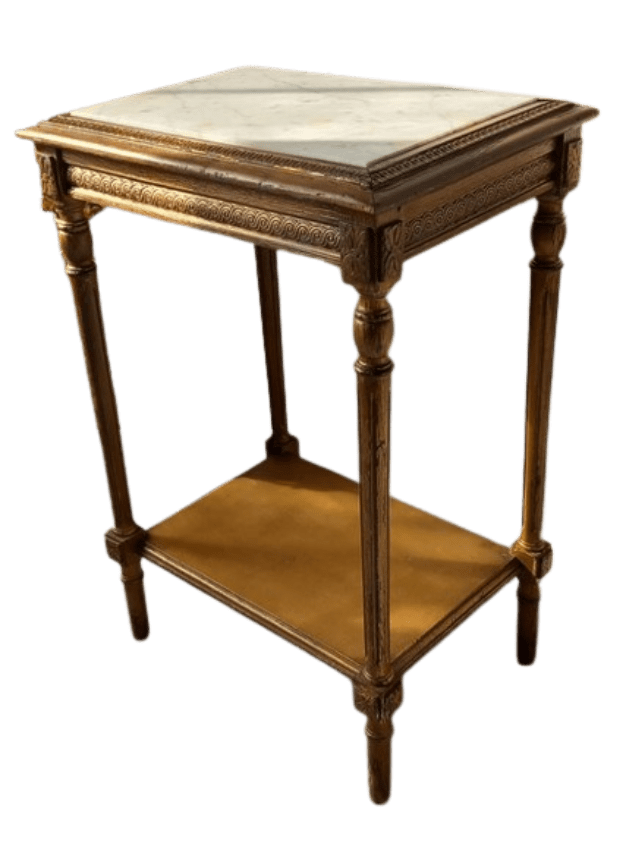 Vintage Beech Side Table c.1940s | ImParlour