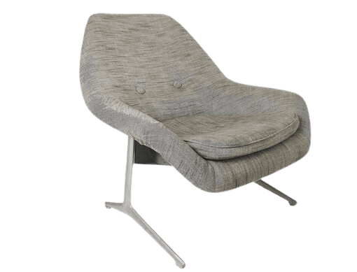 Vintage Fibreglass Lounge Chair By Walter S Chenery For Lurashell ...